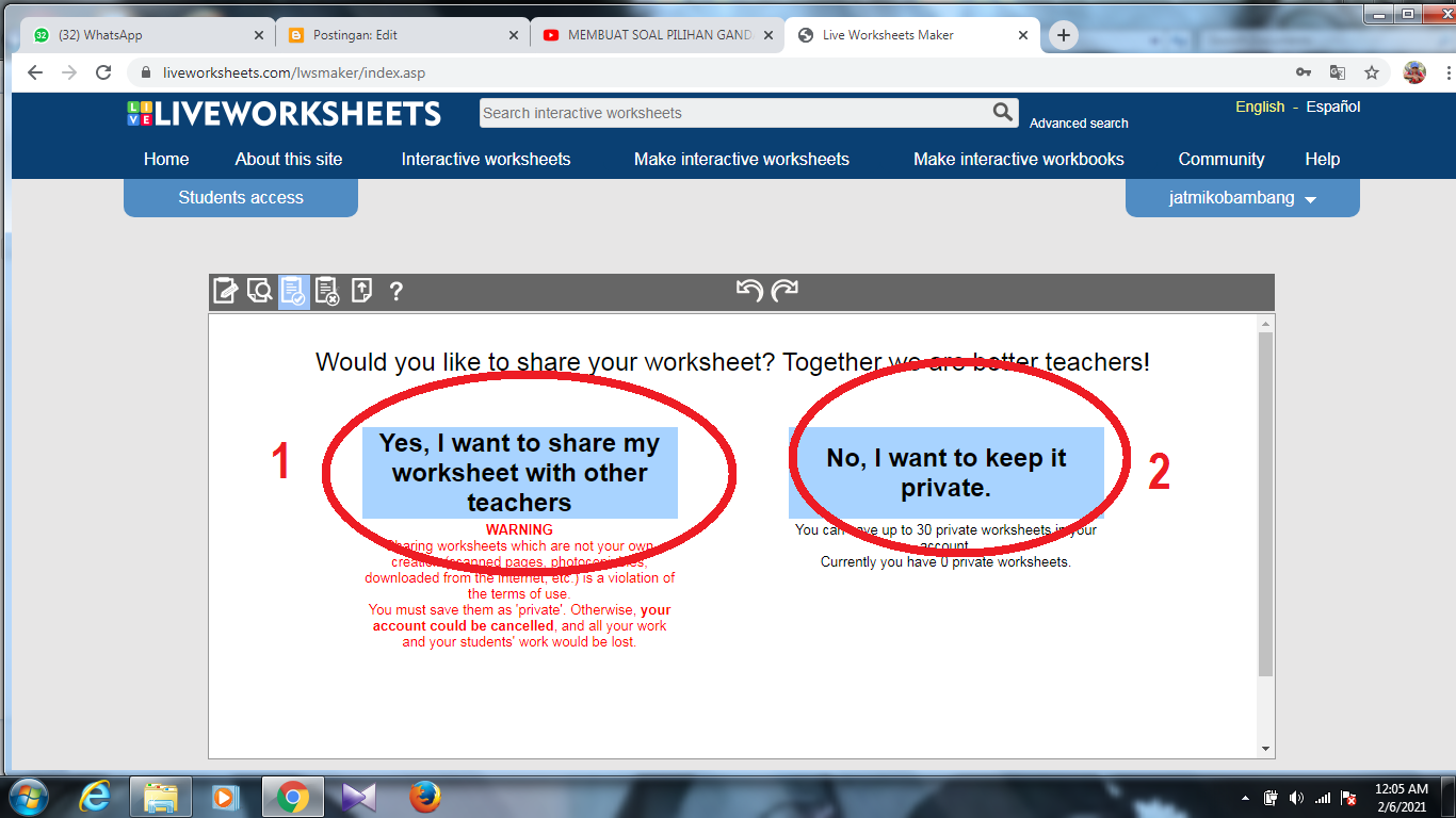 MEMBUAT SOAL DENGAN MENGGUNAKAN APLIKASI LIVE WORKSHEET - Literasi News