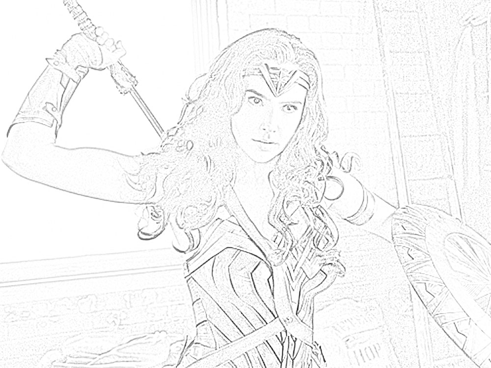 Coloring Pages: Wonder Woman Coloring Pages
