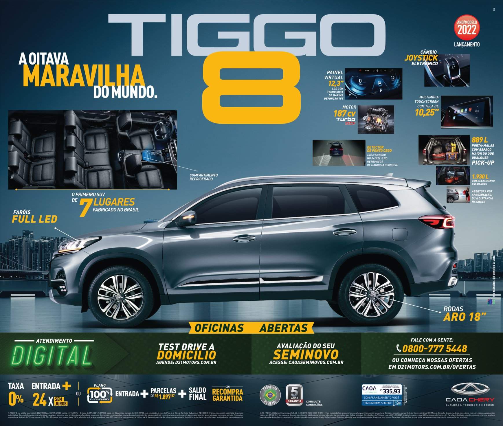 Caoa Chery é líder em publicidade no segmento automotivo no Brasil