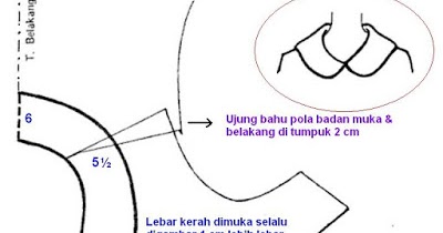 Membuat Pola Kerah Rebah ~ PAPAHQIQI CHANNEL