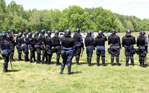 PGPD News: PGPD Trains for Civil Disturbances