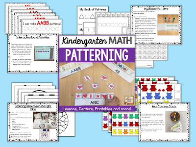 Patterning in Kindergarten | Mrs. Albanese's Kindergarten Class