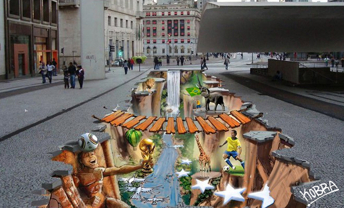 Arte de rua 3D #Eduardo Kobra | DidiNooz