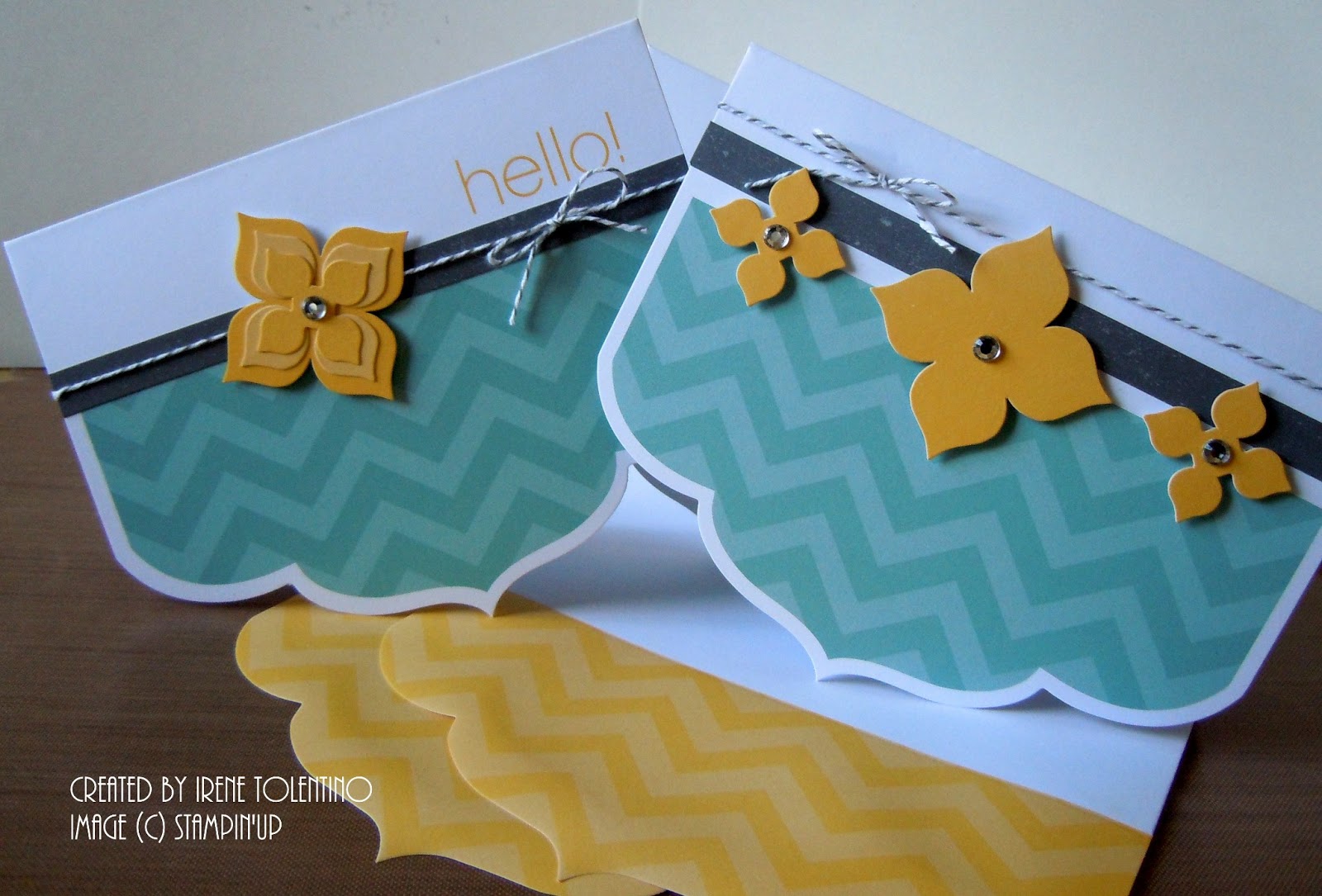 Chit Chats and Crafts : Happy Hello Die Cut Cards