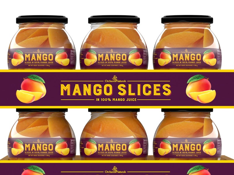 Orchard Naturals sliced mango on Packaging of the World - Creative ...
