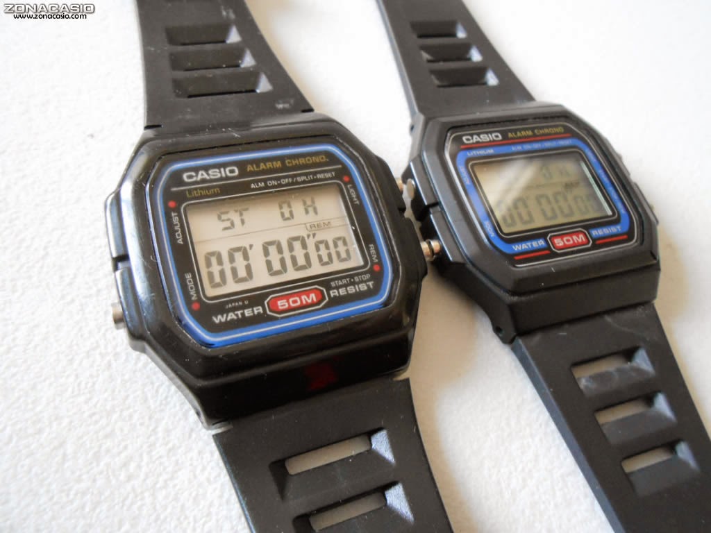 Zona Casio: Prueba: W-71 vs W-72, los "gemelos" de Casio