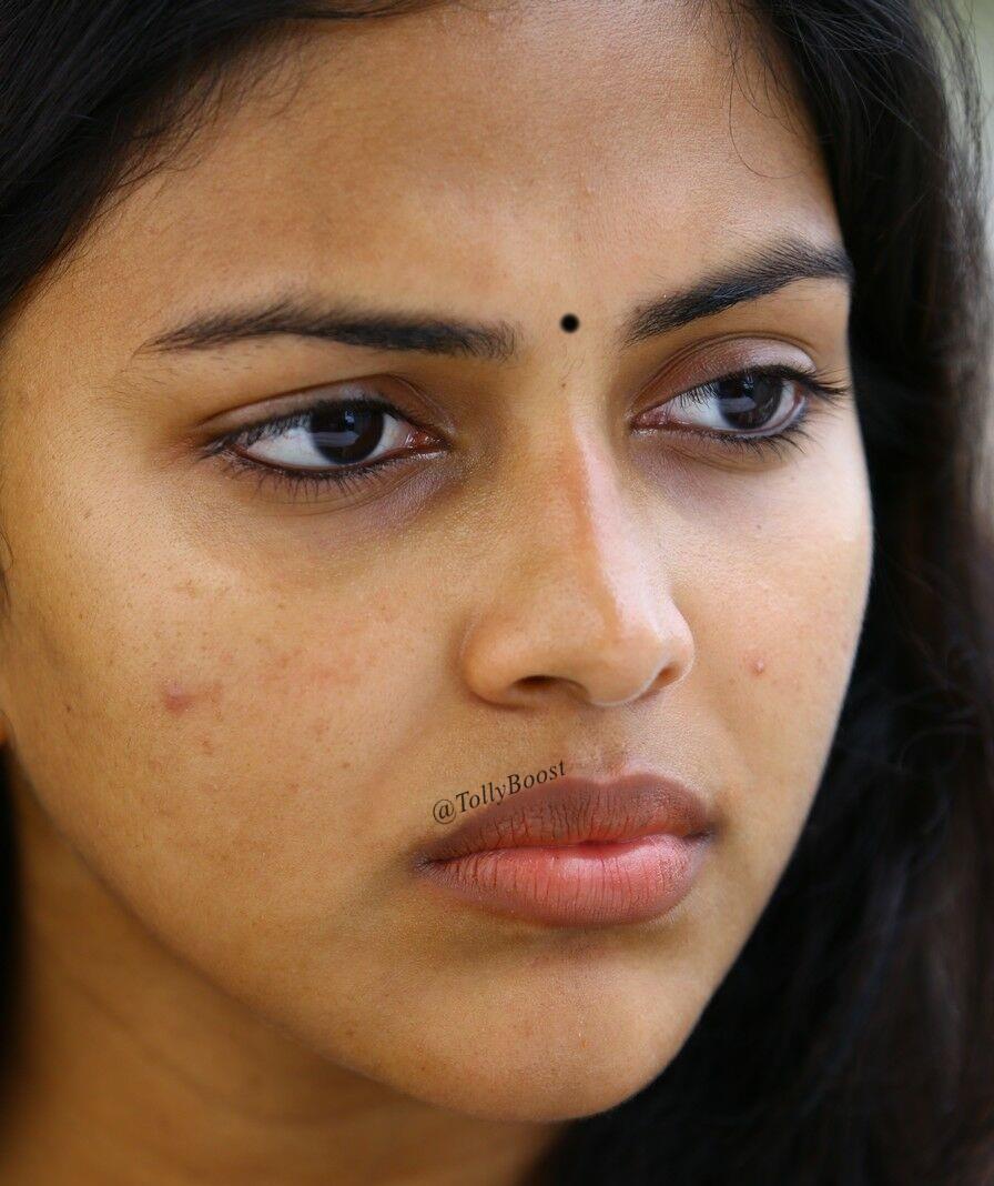 Indian Beauty Queen Amala Paul Hot Looking Pimples Face Closeup Amala ...