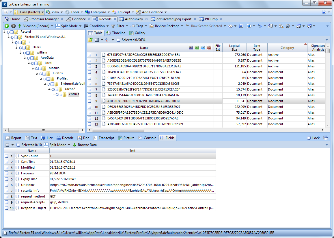 Digital Forensics Today Blog: Firefox Cache2 Storage Breakdown