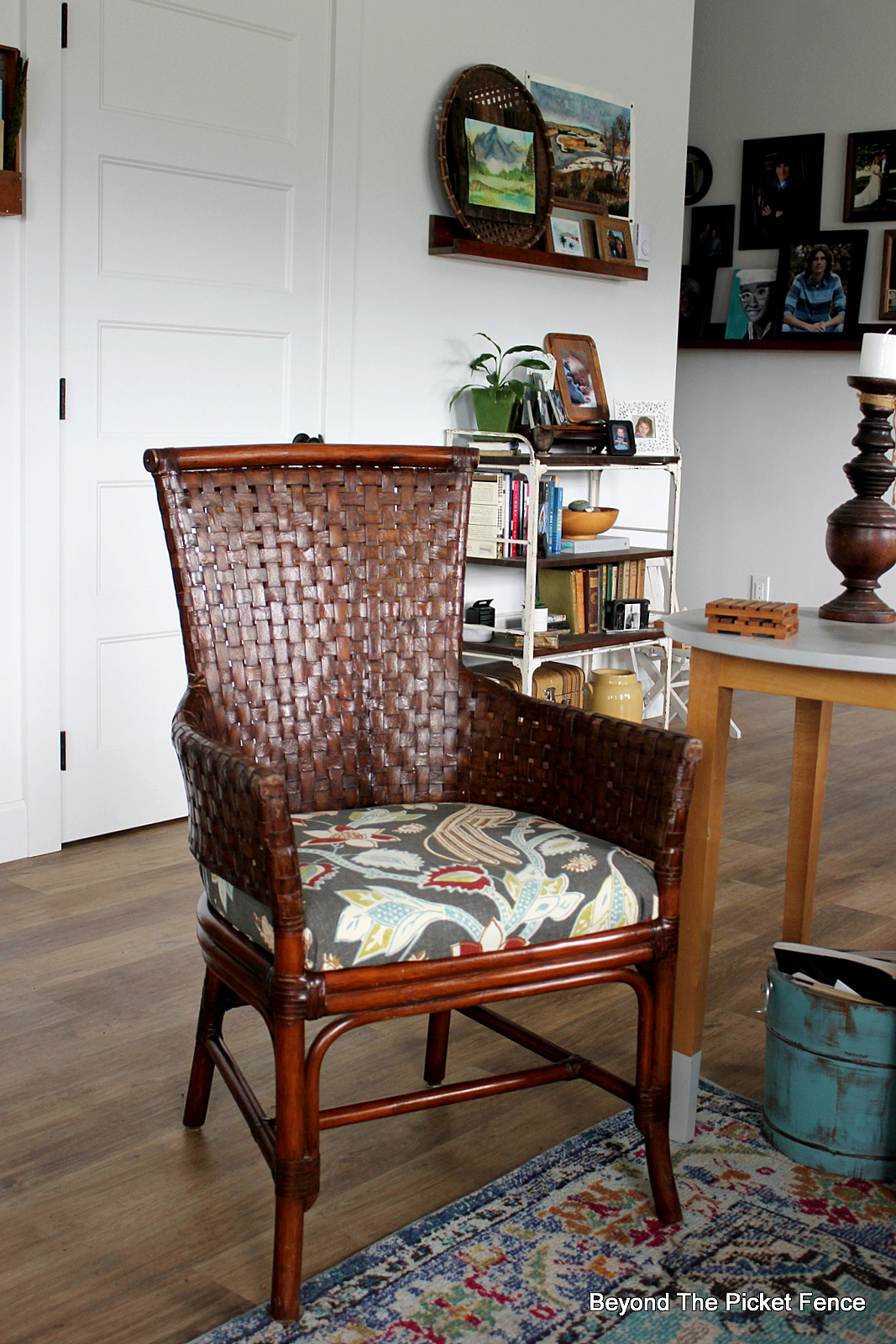 Beyond The Picket Fence: Adding Texture with a Vintage Woven Chair