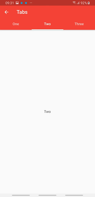 Tabs bar in flutter ~ Quick solution with full code in Flutter (Dart)