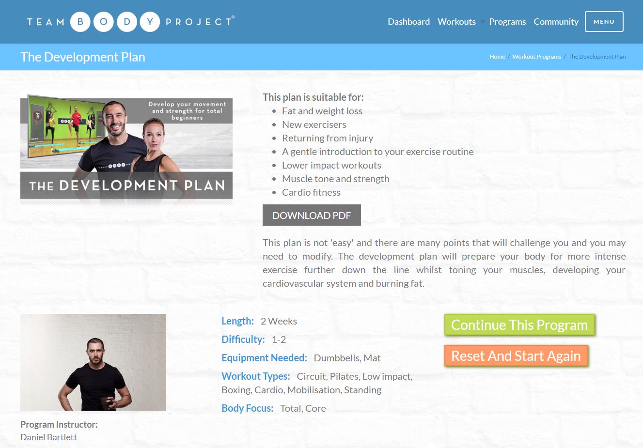 Book Reviews and More: The Development Plan - Team Body Project - Alex ...