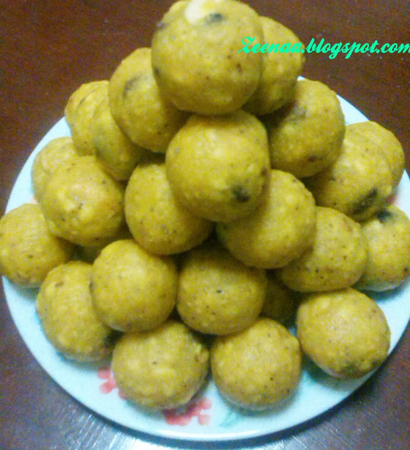 Cooking, Craft and Sewing............. by Zeenathul Mufliha: LADOO