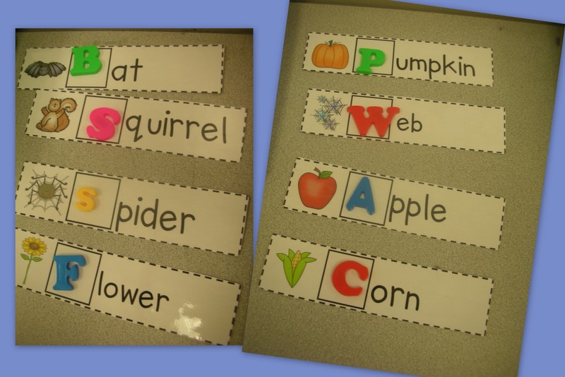 Sweet Kindergarten: Fall/Halloween Centers