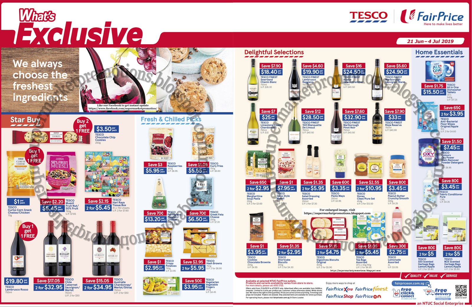 NTUC FairPrice Tesco Promotion 21 June - 04 July 2019 ~ Supermarket ...