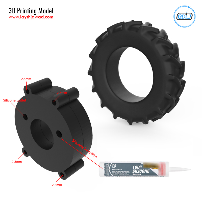 Tire Mold 3D Printing Model | Layth Jawad