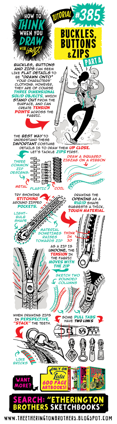 Zipper Drawing Tutorial