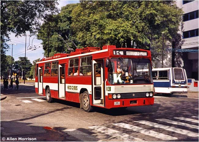 Trolebús: Trolebuses en Latinoamérica