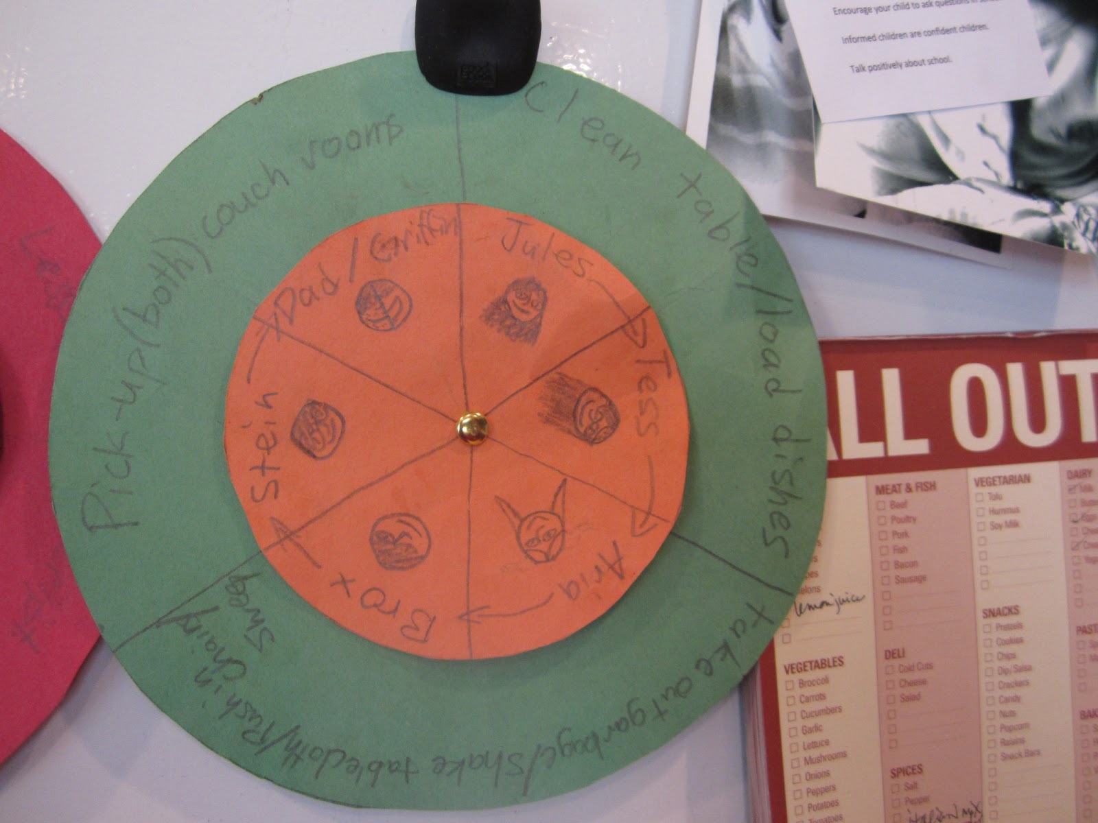 Beginner Homemaker: Job Wheel