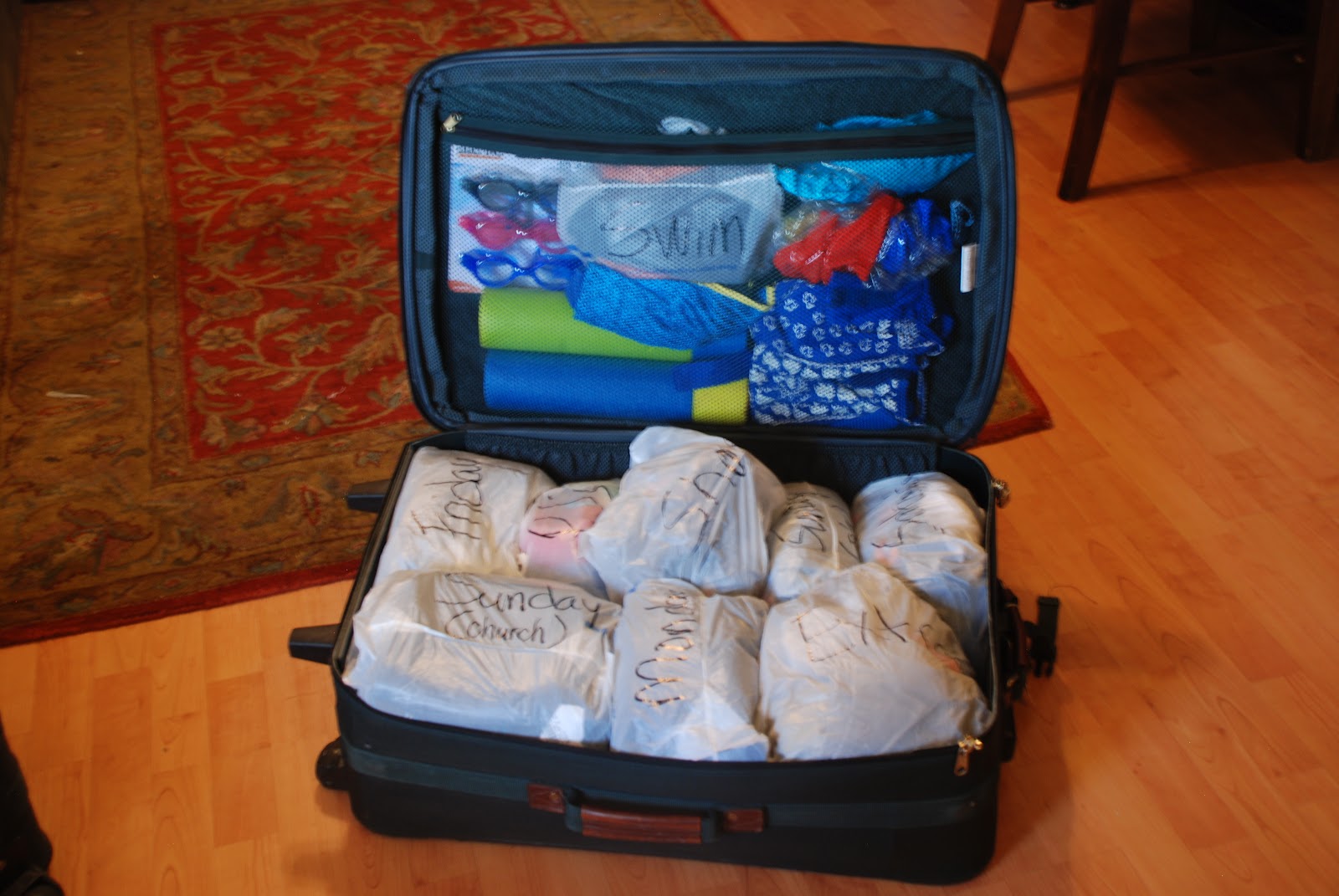 Life as a Mother...of Many: Large Family Organization...vacation packing