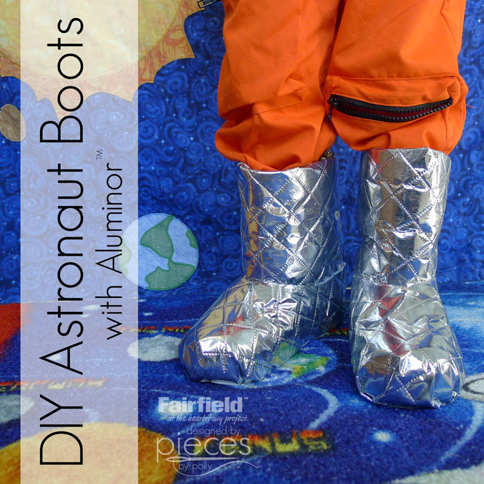 Pieces by Polly: DIY Astronaut Boots with Aluminor - Silver Moon Boots