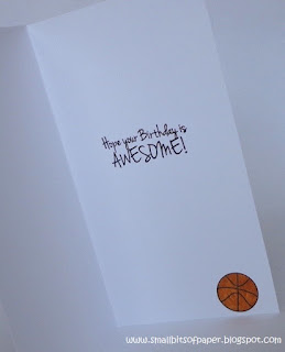 Basketball Card | Small Bits of Paper