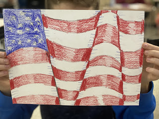 Elements of the Art Room: Patriotic art for Veterans Day!