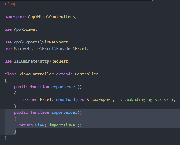 Cara Import Excel Ke database dengan Laravel - Koding Bagus Cara Import Excel Ke database dengan Laravel - Koding Bagus