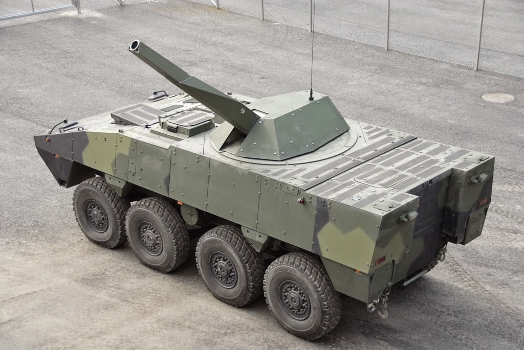 WARFARE Blog: PATRIA AMV. Um moderno conceito com tração 8X8.