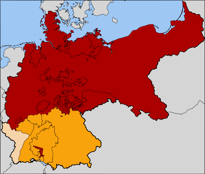 Big Blue 1840-1940: Germany: North German Confederation 1866-71