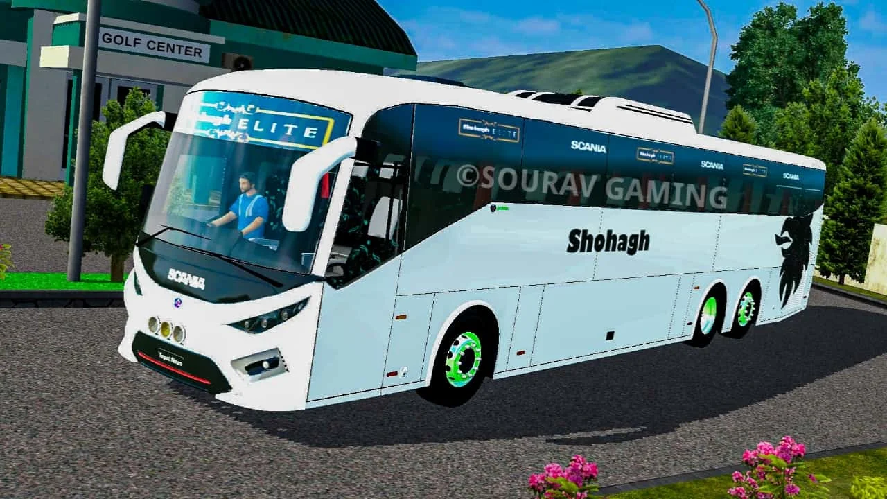 Updated SKS Scania K410 Bus Mod For BUSSID | Shohagh Elite Bus Skin