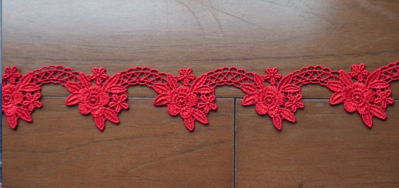 Attractive Red Lace Trim Designs 2015 | Fashionate Trends