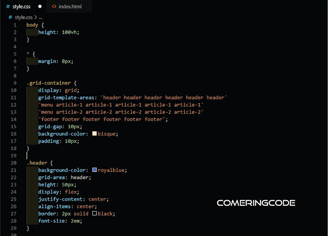 Membuat Layout Sederhana dengan HTML dan CSS.