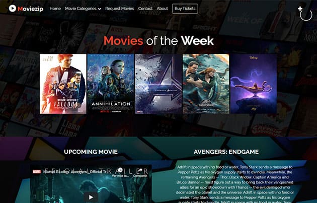 Mejores Plantillas de Películas para Blogger 【 GRATIS