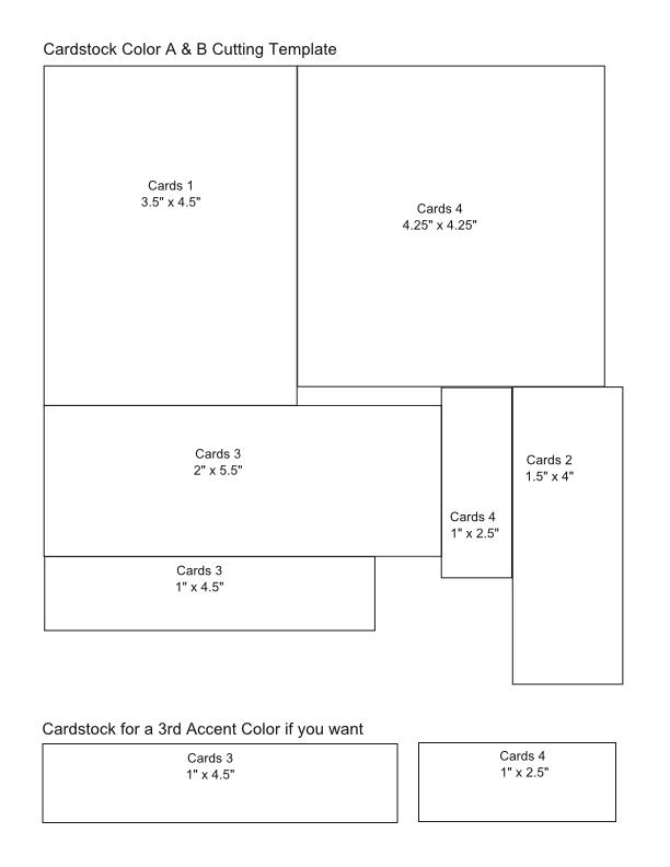 Creative Chelsey: Cut It to Create It (#5) Use one sheet of Designer ...