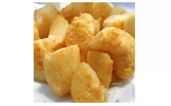 Cara Mudah Membuat Singkong Goreng Merekah Yang Lezat Dan Enak - Resep Rahasia