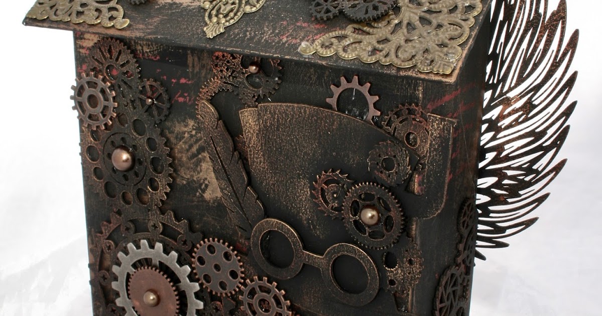 my little creative place: Steampunk Mailbox