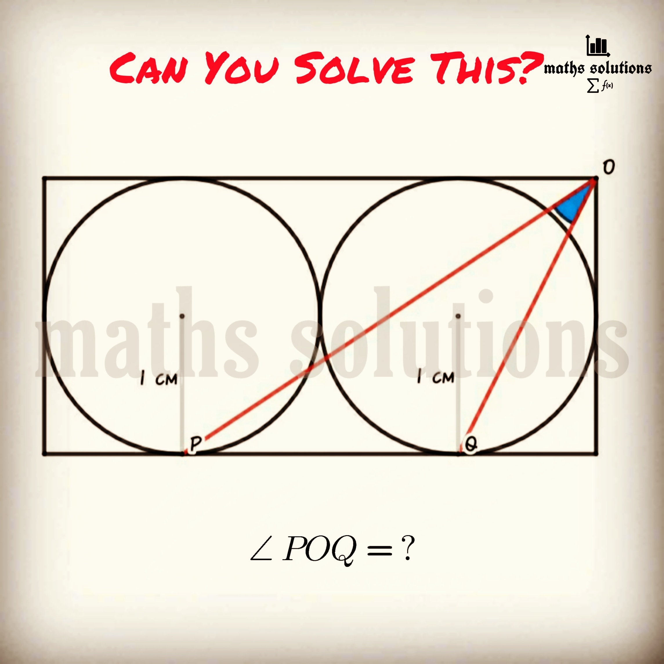 Angle Between Two Red Line