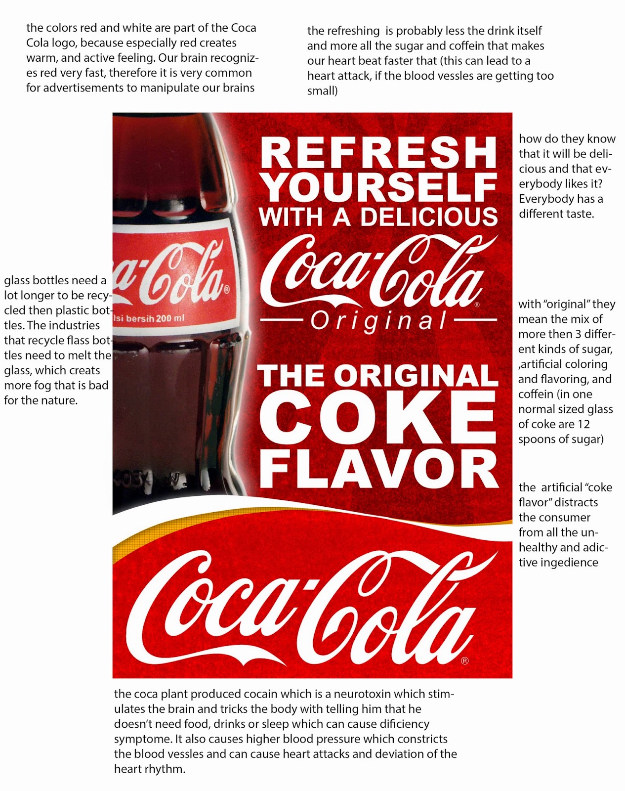 my graphic design SCHS 2015: The truth in advertising project