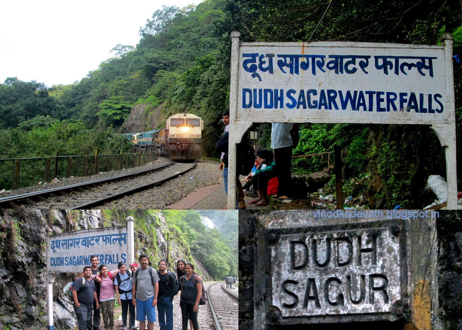 Dudhsagar Falls ~ Vinod K's Travel Blog