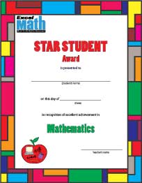 Excel Math: Create Your Own Math Certificates & Awards
