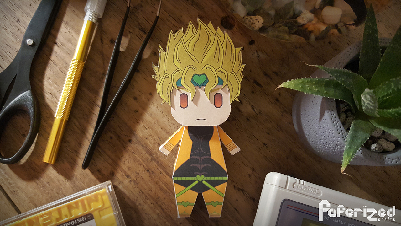 JoJo's Bizarre Adventure: Dio Brando Papercraft | Paperized Crafts