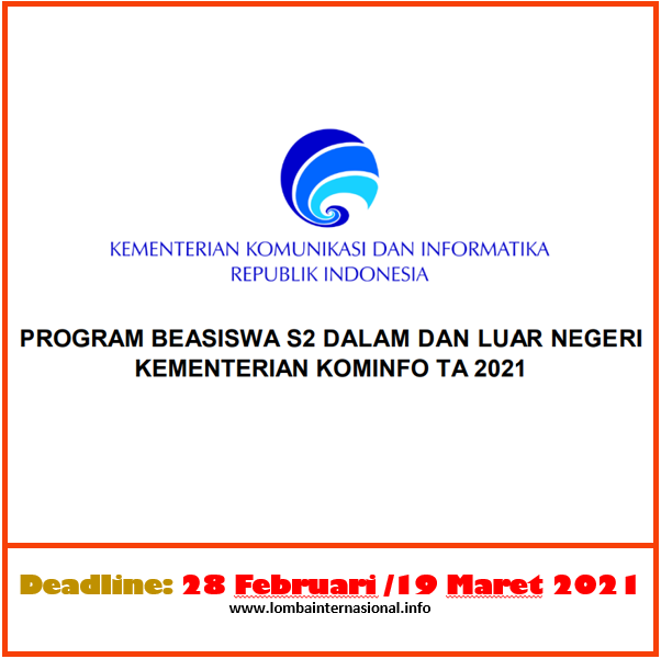 Info Beasiswa S2 Luar Negeri - Perumperindo.co.id