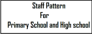 Staff Pattern For Primary School and High school - Leading website for ...