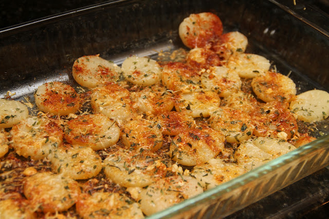 Jacki and John Ate This: Spicy Sliced Potatoes