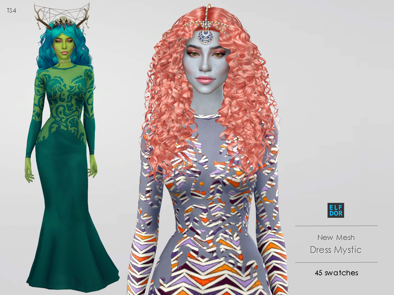 Dress Mystic - 2 versions - ELFDOR