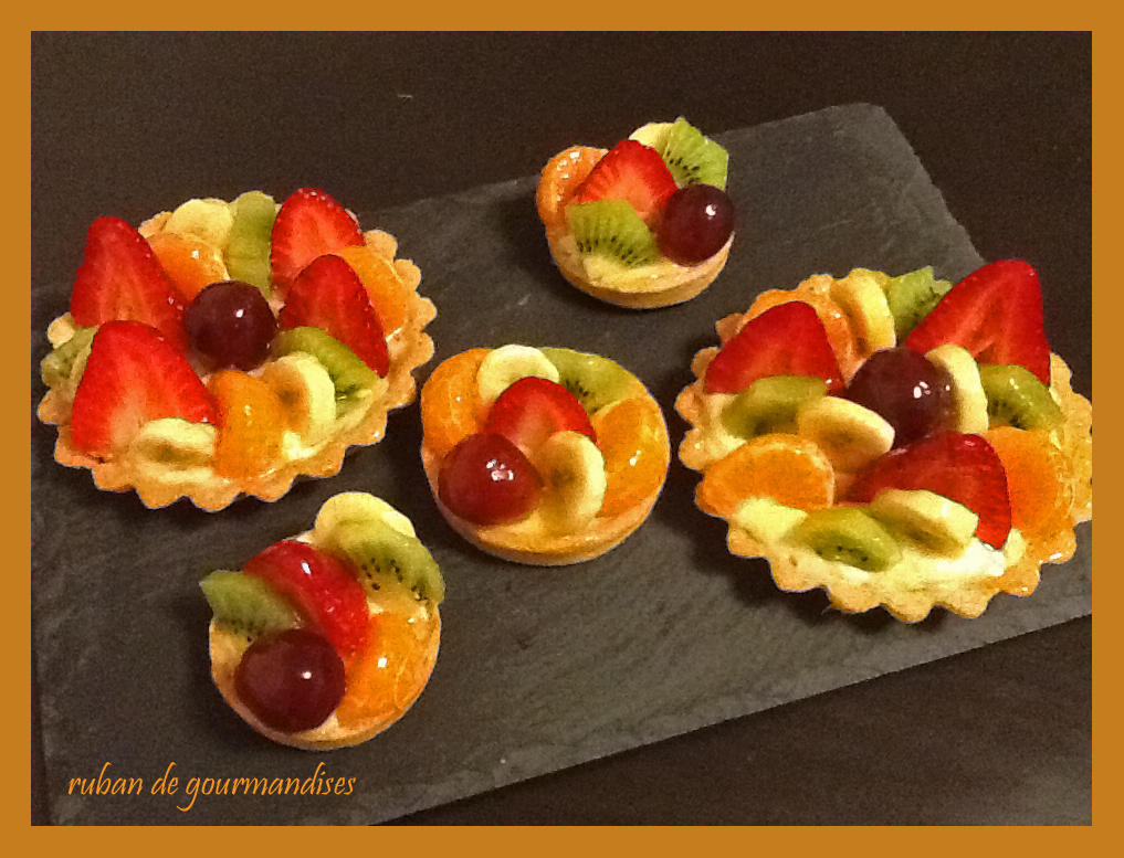 Ruban de Gourmandises: tartes au fruits frais