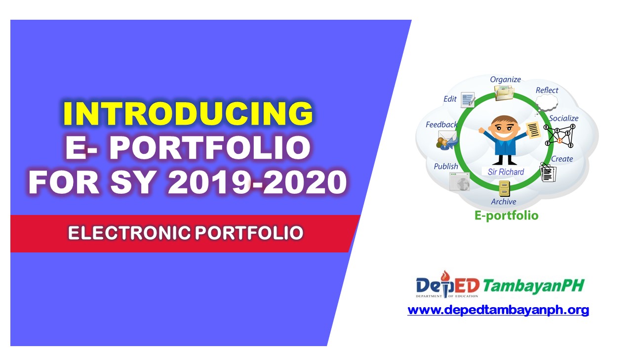 NEW! Using RPMS e-Portfolio for SY 2019-2020
