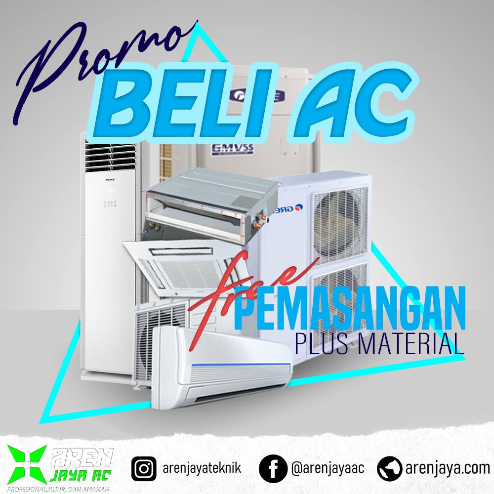 Jual Beli AC Split Tangerang Selatan Gratis Pasang - Aren Jaya AC