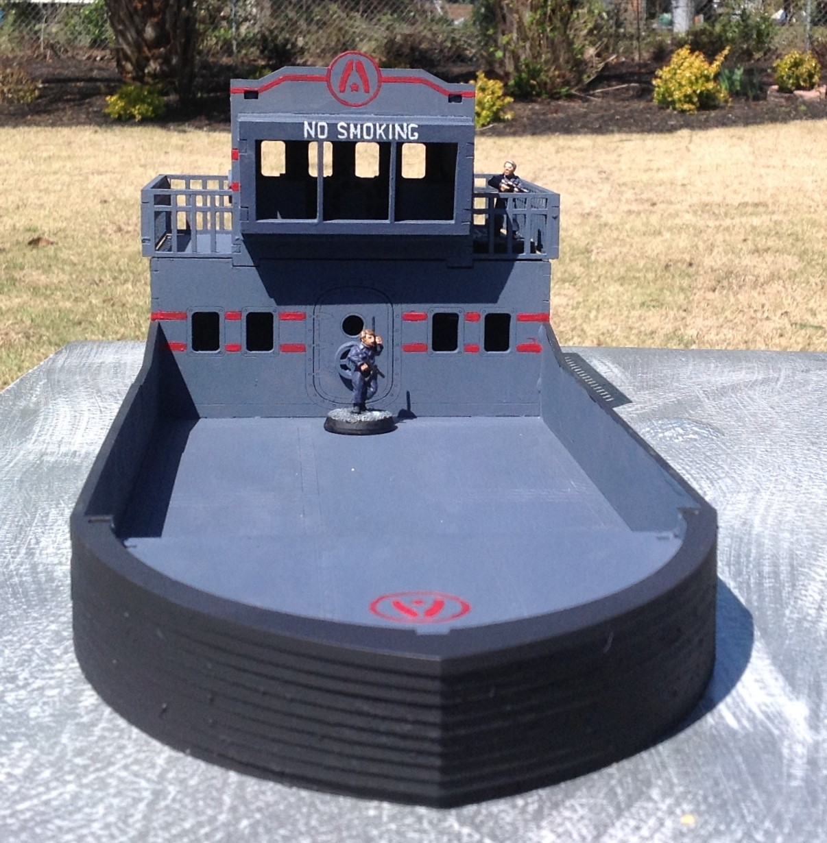 Miros' Games: 28mm Cargo Ship and Jetty