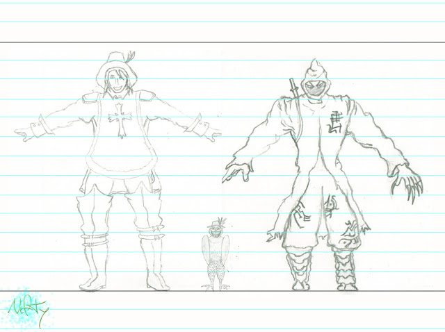 Sean S- D: Character Size Comparison Chart